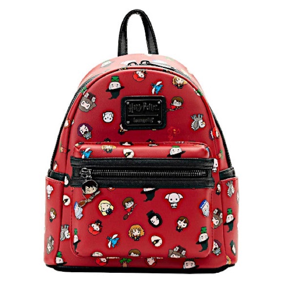 Loungefly | Bags | Loungefly Harry Potter Chibi Characters Red Aop Mini ...